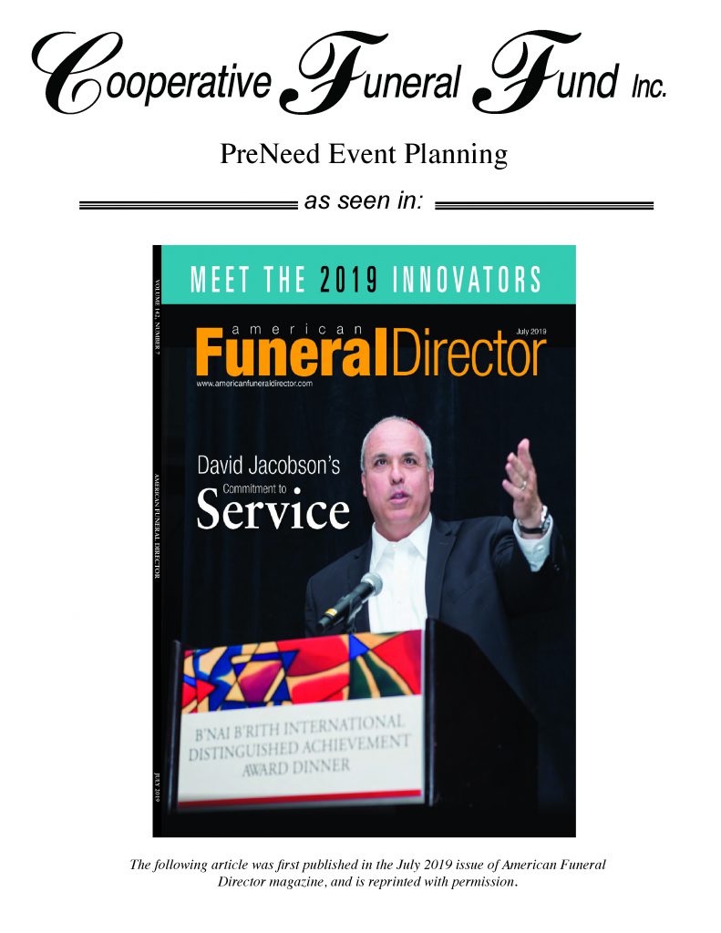 PRENEED EVENT PLANNING